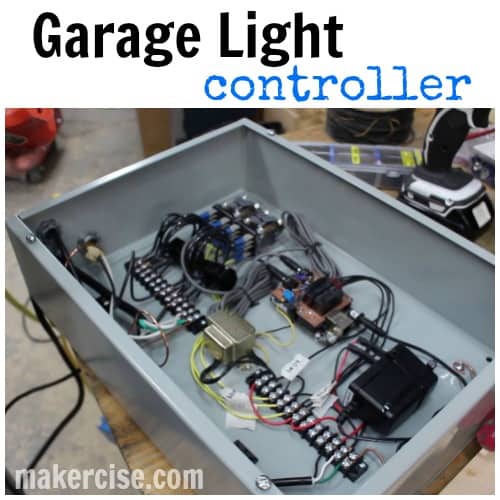 Garage light Controller blog cover image - Makercise